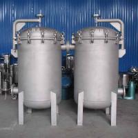 China industrial chemical filtration stainless steel movable bag filter housing Hydraulic oil filtration machine for sale