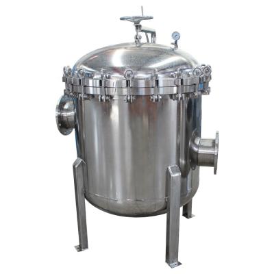 China High Pressure Low Pressure Loss Bag Cartridge Filter Housing for Manufacturing Plant for sale
