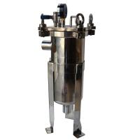 China Stainless Steel Bag Filter Housing for Well Water Filtration Machine High Pressure for sale