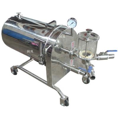 China Stainless Steel 304/316L Grape Wine Filter Machine with Great Precision and Efficiency for sale