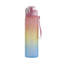 China Tritan 32 Oz Motivational Water Bottle BPA Free 5507501000ML Sports Time Track Water Bottle Wide Mouth Leakproof Fashion As Gift For Christmas for sale