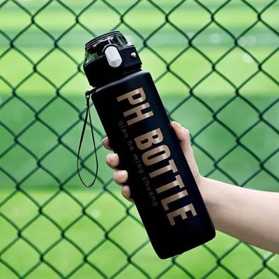 China Bpa Free 1000ml 1 Litre Sipper Water Bottle With Straw For Adults Gradient Color 32 Ounce Large Capacity Many Colors Reusable Odour Free for sale