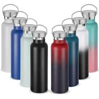 China 17 oz Stainless Steel Sports Water Bottle Insulated Reusable Water Bottles with Handle Metal Bottle for Hikers Gift for sale