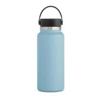 China BPA Free Double Wall Standard Mouth Vacuum Insulated Drink Sport Stainless Steel Powder Coated Water Bottle Custom Logo for sale