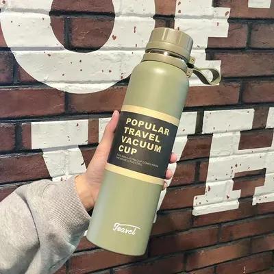 China Hot Sale Customized 40pcs Double Wall Vacuum Flask Stainless Steel Water Bottle PC Material Sports Design Style Wide Target for sale