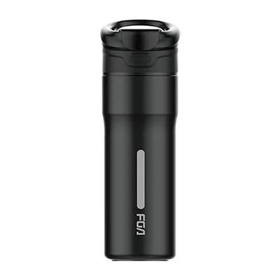 China 450ml Portable Double Walled Personalized Stainless Steel Water Bottles Bulk Stainless Steel Travel Water Bottle With Handle On Top Simple Design for sale