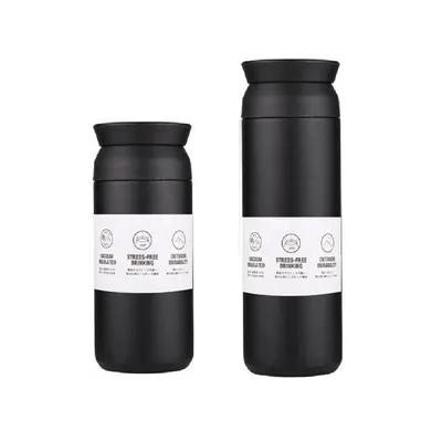 China 18/8 Stainless Steel BPA-Free Vacuum Insulated Water Bottle 20.3 Oz Arctic Wolf White for sale