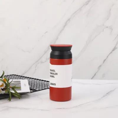 China Portable 350ml Capacity Stainless Steel Compact Home Office Outdoor Tea Cup Coffee Thermos Cup for sale