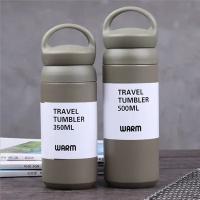 China 500ml Coffee Cup With Double Wall Stainless Steel Vacuum Flasks Portable Coffee Thermocup Water Bottle for sale