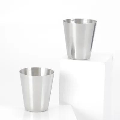 China 2Pc 304 Stainless Steel Cup 13.52oz 400ml Water Cup Unbreakable Shatterproof Metal Drinking Tumbler For Bar Restaurant Gold for sale