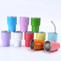 China Mini Shot 2oz Curve Tumbler - Double Wall Vacuum Insulated - Nonslip Bottom - Stainless Steel Tumbler for sale