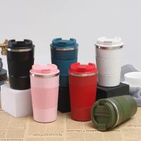 China Stainless Steel 12oz Vacuum Insulated Coffee Travel Mug Spill Proof Double Walled Tumbler Cups For Keep Hot / Ice Coffee Tea Beer for sale