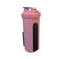 China Customized 2025 New Outdoor Fitness Protein Powder Plastic Water Cup Large Capacity Super Strong Magnetic Force Convenient Water Bottle for sale