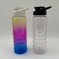 China Renewable Flip-Top RPET Water Bottle TRITAN Handle Design Single-Layer Advertising Cup for sale