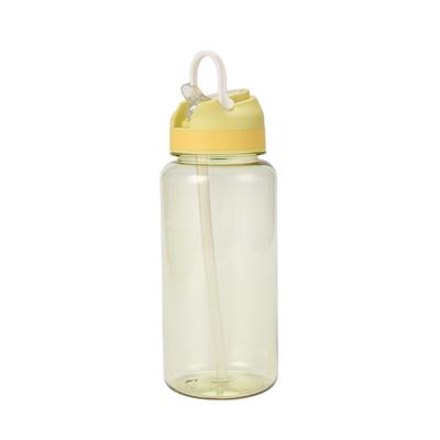 China Summer Portable Outdoor Sports Water Cup Large Capacity With Handle Portable Transparent Protein Cup for sale
