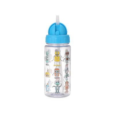 China 2025 New Style Children's Plastic Cup With Straw Direct Drinking Water Bottle Shoulder Strap Portable Student Summer Helmet Water Cup for sale