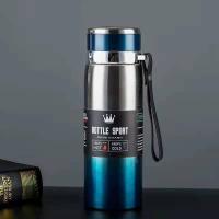 China Insulated Cup With 316 Thickened Stainless Steel Inner Liner, Vacuum Double-layer Portable Lifting Strap Car And Outdoor Sports Water Bottle for sale
