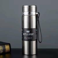 China Insulated Cup With 316 Thickened Stainless Steel Inner Liner, Vacuum Double-layer Portable Lifting Strap Car And Outdoor Sports Water Bottle for sale