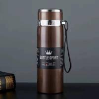 China Insulated Cup With 316 Thickened Stainless Steel Inner Liner, Vacuum Double-layer Portable Lifting Strap Car And Outdoor Sports Water Bottle for sale