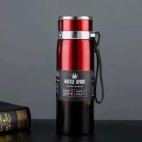 China Insulated Cup With 316 Thickened Stainless Steel Inner Liner, Vacuum Double-layer Portable Lifting Strap Car And Outdoor Sports Water Bottle for sale