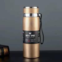 China Insulated Cup With 316 Thickened Stainless Steel Inner Liner, Vacuum Double-layer Portable Lifting Strap Car And Outdoor Sports Water Bottle for sale