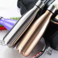 China Customizable 304 Stainless Steel Vacuum Insulated Cup With Large Capacity For Outdoor, Car And Sports Use - Coca-Cola Bottle Style For Cross-border And European/American Markets for sale