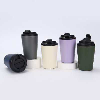 China Cross-border Insulated Cups 304 Stainless Steel Coffee Tumbler High Appearance Level Men's And Women's Water mugs Portable Business And Household Custom for sale