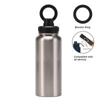 China New Cross-border Mobile Phone Magnetic Stand Water Cup Outdoor Large-capacity 1L Insulated Cup Stainless Steel Sports Water Bottle for sale