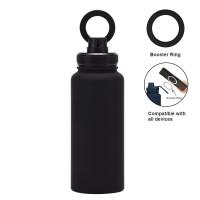 China New Cross-border Mobile Phone Magnetic Stand Water Cup Outdoor Large-capacity 1L Insulated Cup Stainless Steel Sports Water Bottle for sale