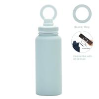 China New Cross-border Mobile Phone Magnetic Stand Water Cup Outdoor Large-capacity 1L Insulated Cup Stainless Steel Sports Water Bottle for sale