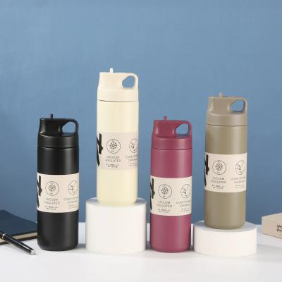 China Wholesale Of Cross-border Japanese 304 Stainless Steel Insulated Tumbler Spout Type Sports Water Cup Simple And Portable Sports Water Bottles for sale