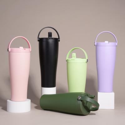 China 2025 New 30oz Stainless Steel Outdoor Sports Double-layer Vacuum Large-capacity Portable Insulated Cup for sale