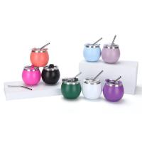 China Cross-border Amazon 304 Stainless Steel Insulated Cup Mini Brazilian And Argentine Eggshell Cup Outdoor Portable Mate Cup for sale
