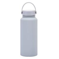China New Stainless Steel Sports Water Bottle Large-capacity 1L American Wide-mouth Insulated Flask Portable Outdoor Customized Water Cup for sale