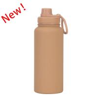 China Cross-border Sports Water Cups 304 Stainless Steel Insulated Flask Outdoor Portable Large-capacity Bottles Wholesale for sale