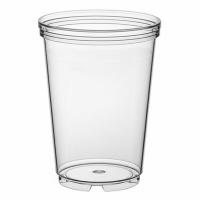 China Clear Plastic Tumbler in Cylinder Shape for Versatile and Practical for sale