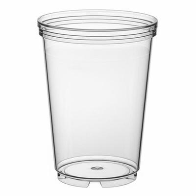 China Clear Plastic Tumbler in Cylinder Shape for Versatile and Practical for sale