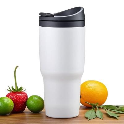 China Keep Your Drinks at the Perfect Temperature with Our Vacuum Insulated Plastic Tumbler and Slide Closure Lid for sale