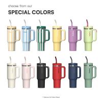 China Customized New Cross-border Sliding Dust-proof Cover Insulated Cup 304 Stainless Steel 40oz Car Cup Vehicle-mounted Ice King Cup for sale
