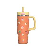 China Amazon Cross-border 30oz/40oz/50oz Car Cup Custom Ice Cup Large-capacity Straw Handle Insulated Car Tumbler for sale