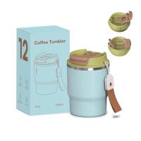 China Customized Cross-border Foreign Trade Insulated Flask Coffee Cups Double Drinking Drinkware Tether Water Tumbler Travel Portable Insulated Cups for sale