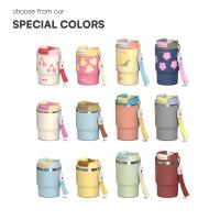 China Customized Cross-border Foreign Trade Insulated Flask Coffee Cups Double Drinking Drinkware Tether Water Tumbler Travel Portable Insulated Cups for sale