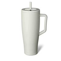 China Cross-border Ice Cup 304 Stainless Steel Insulated Flask With Straw Outdoor Large-capacity Handle Car Tumbler for sale
