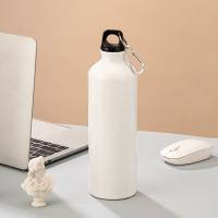 China Customized cross-border new thermal sublimation sports water bottle large-capacity outdoor cycling and mountaineering water flask for sale