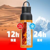 China New Cross-border 304 Stainless Steel Insulated Cup One-click Opening Insulated Water Cup Car Sports Outdoor Water Cup 500ml for sale
