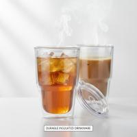 China Clear plastic tumbler double wall insulated reusable drinkware ideal for beverages cold and hot liquids durable design for sale