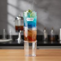 China Stackable Plastic Tumbler Cylinder Suitable For Hot And Cold Drinks Perfect For Catering Services And Beverage Stations for sale