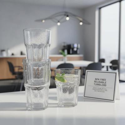 China BPA free plastic tumbler reusable practical option great for office break rooms conference facilities and meeting spaces for sale