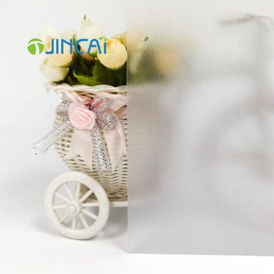 China JINCAI PVC Frosted Matt Rigid Film Clear Flexible PVC Sheet 0.2mm Thick for Windows for sale