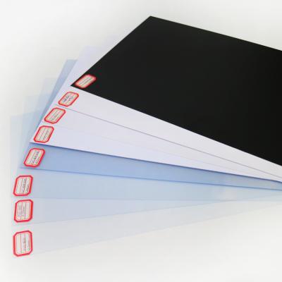 China JINCAI 300 Micron White Transparent Grey A4 PVC Plastic Sheet for Silk Screen Inkjet Printing for sale